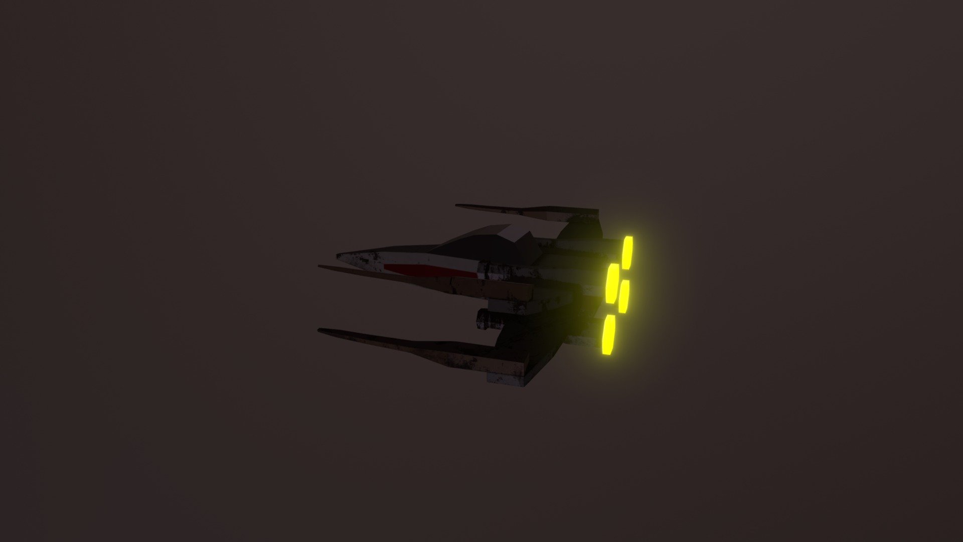 x-wing Low poly - 3D model by MarcAlija [4c44b5c] - Sketchfab