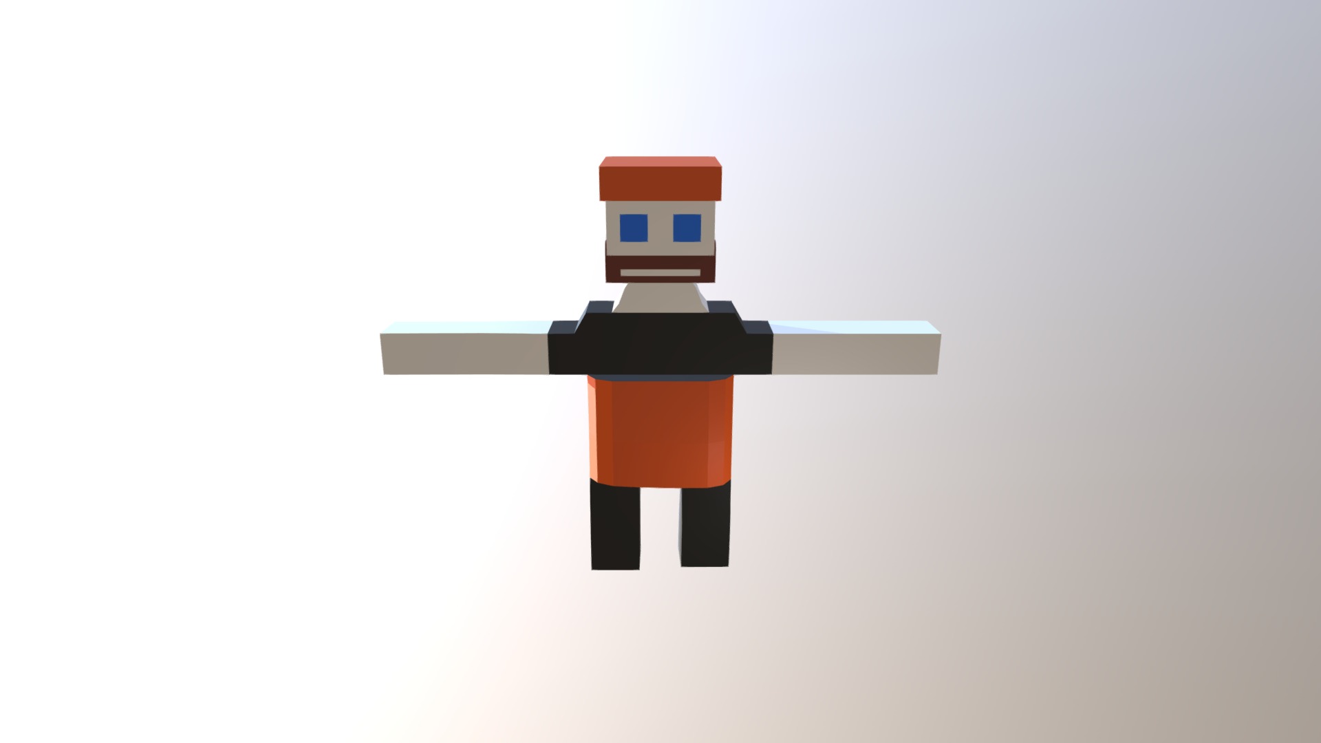 Blocky Robber Dude - 3D model by Nick (@Niwol4751) [4c4569f] - Sketchfab