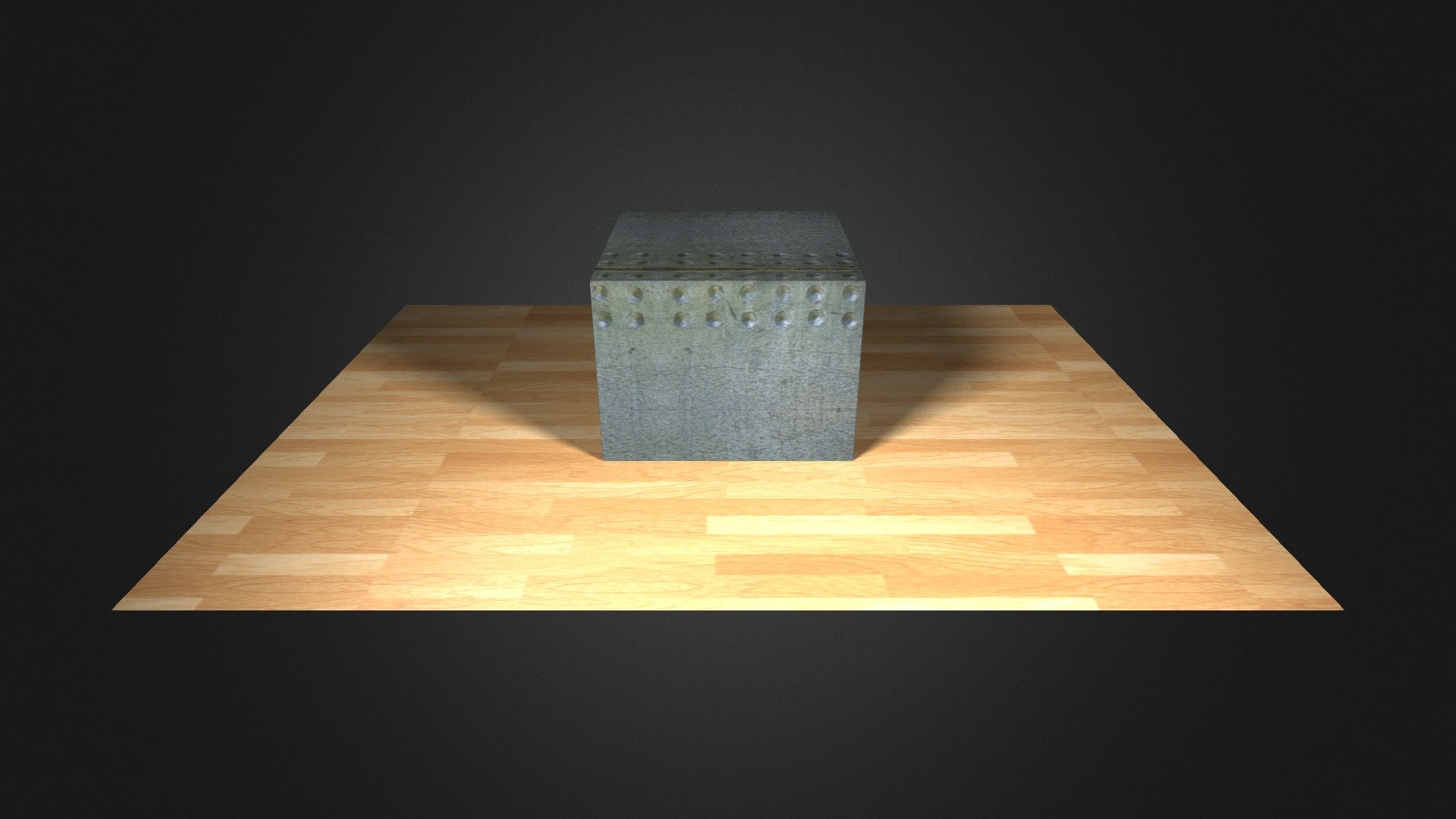 box on floor textured - 3D model by beeg [4c45e64] - Sketchfab