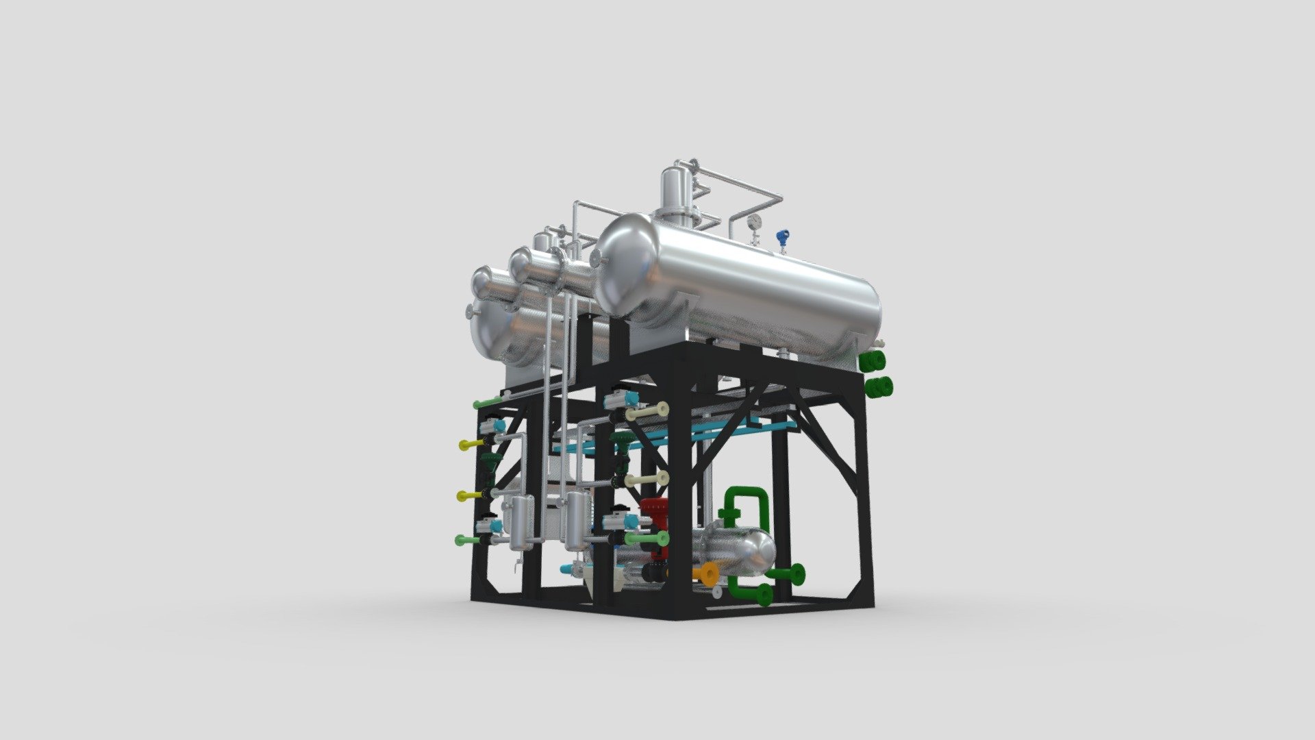 Gas- Liquid Separation Skid - 3D model by The Imagine Studio (@sanjay ...