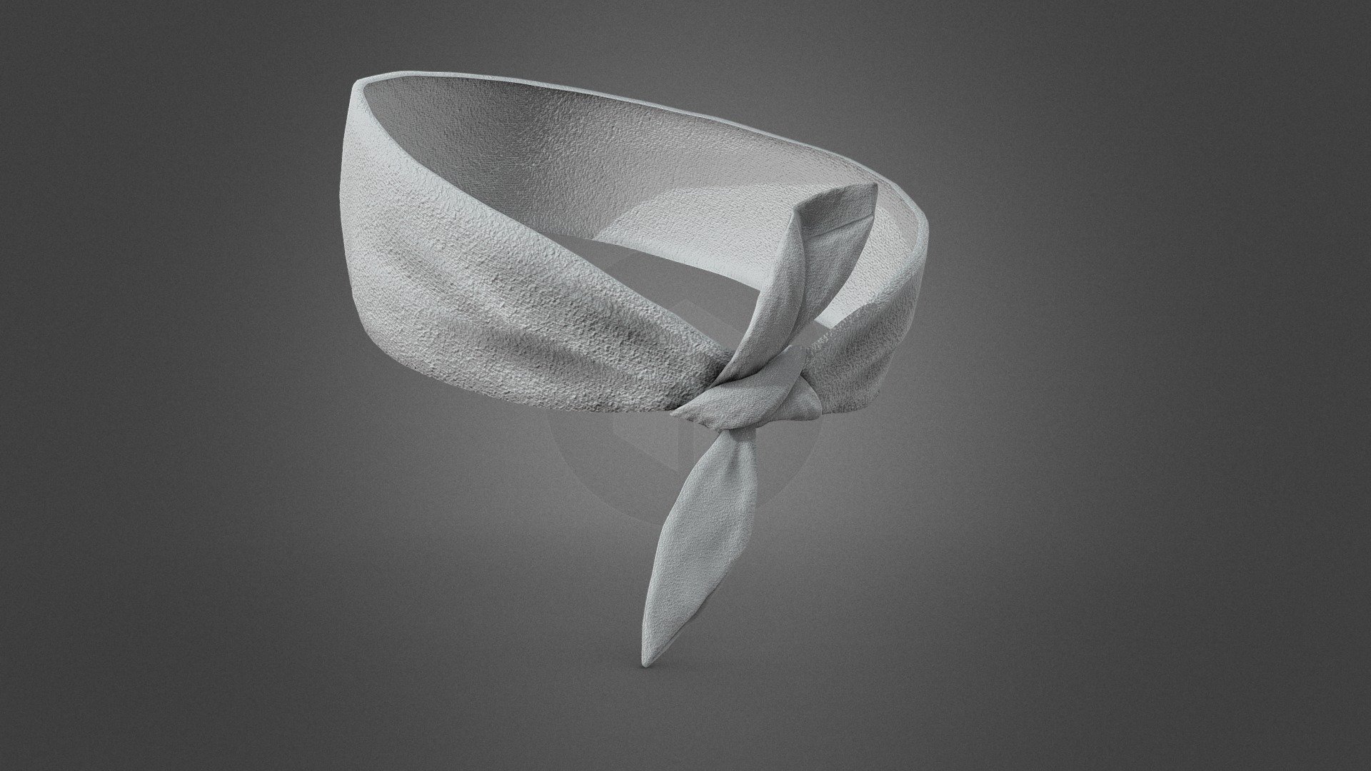White Bandana - Buy Royalty Free 3D model by CG StudioX (@CG_StudioX ...