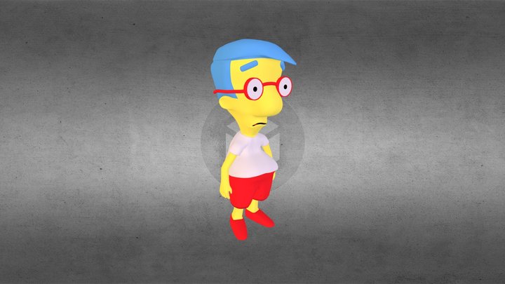 Milhouse 3D models - Sketchfab