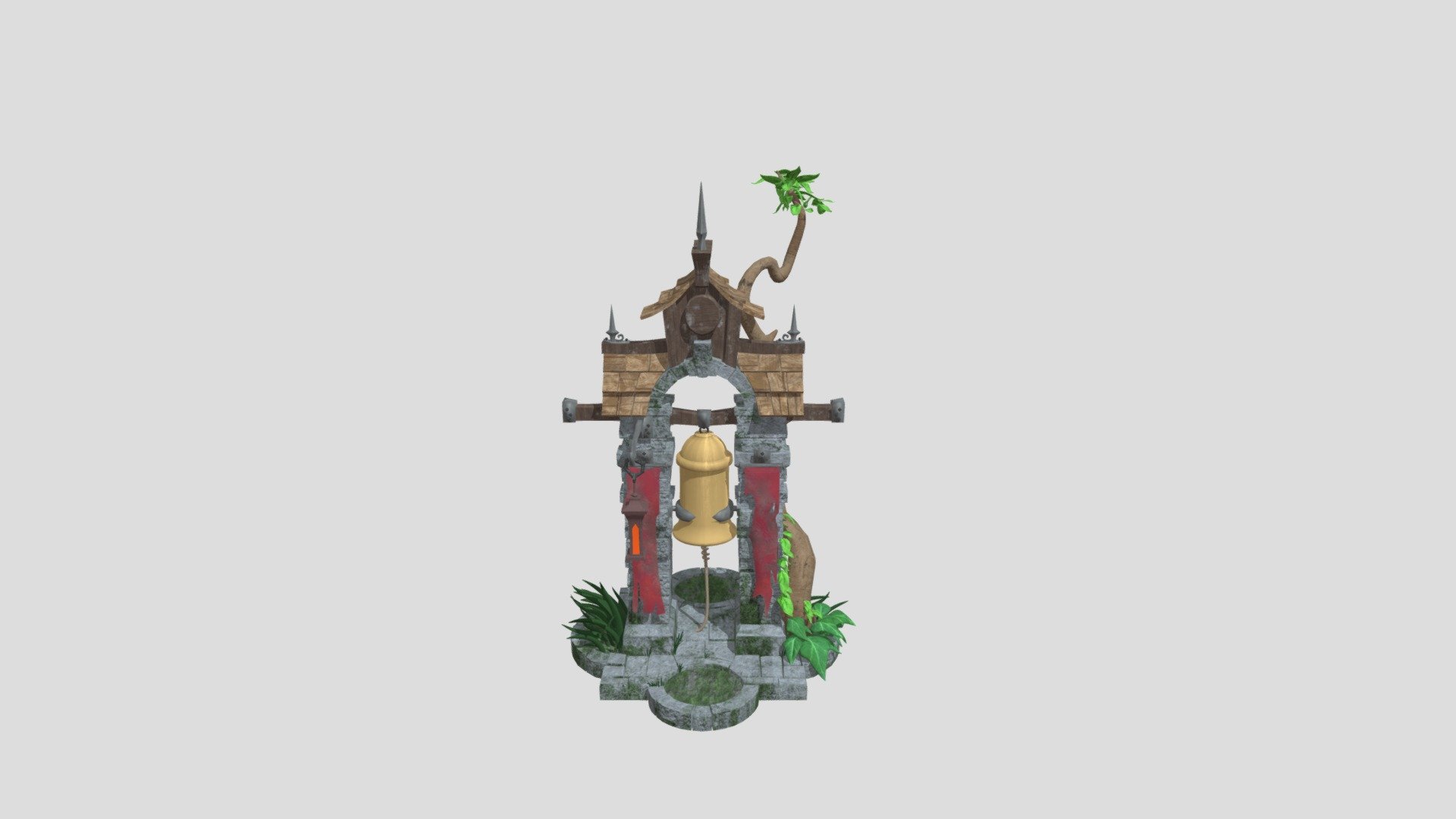 Realistic clock chimes in the game - Download Free 3D model by vumang ...