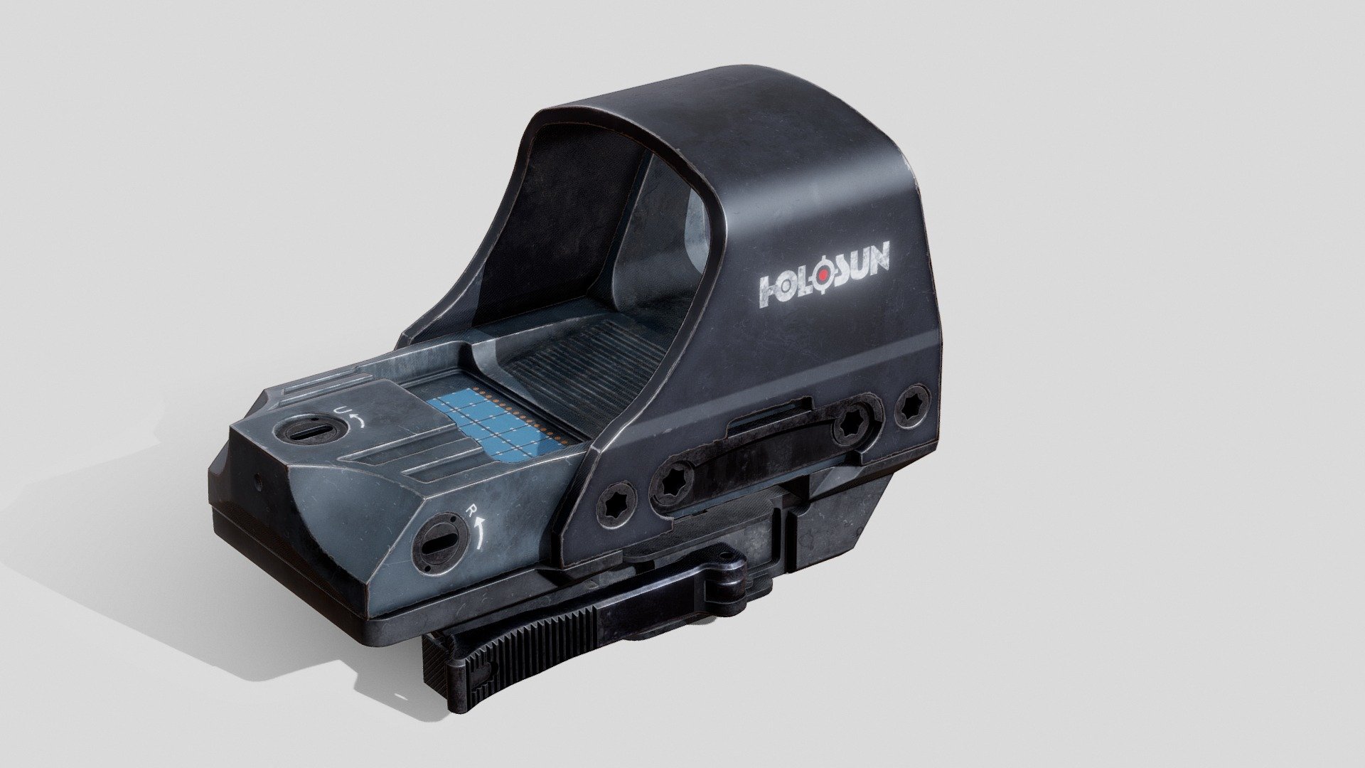 Holosun 510C Red Dot Sight - Buy Royalty Free 3D model by ferasabdallah ...