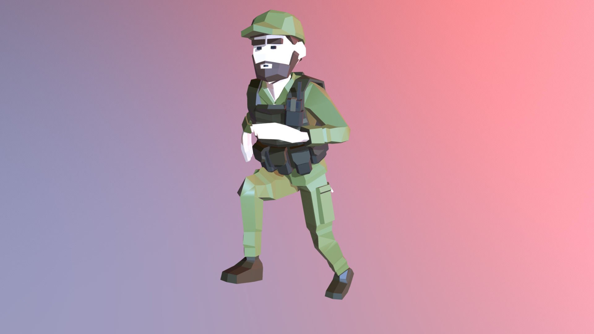 Running man - 3D model by vitaspy [4c4c70d] - Sketchfab