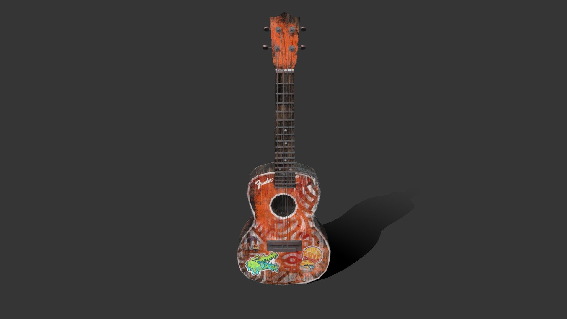 Ukulele Final de los Finales - 3D model by jarvis13 [4c4c885] - Sketchfab