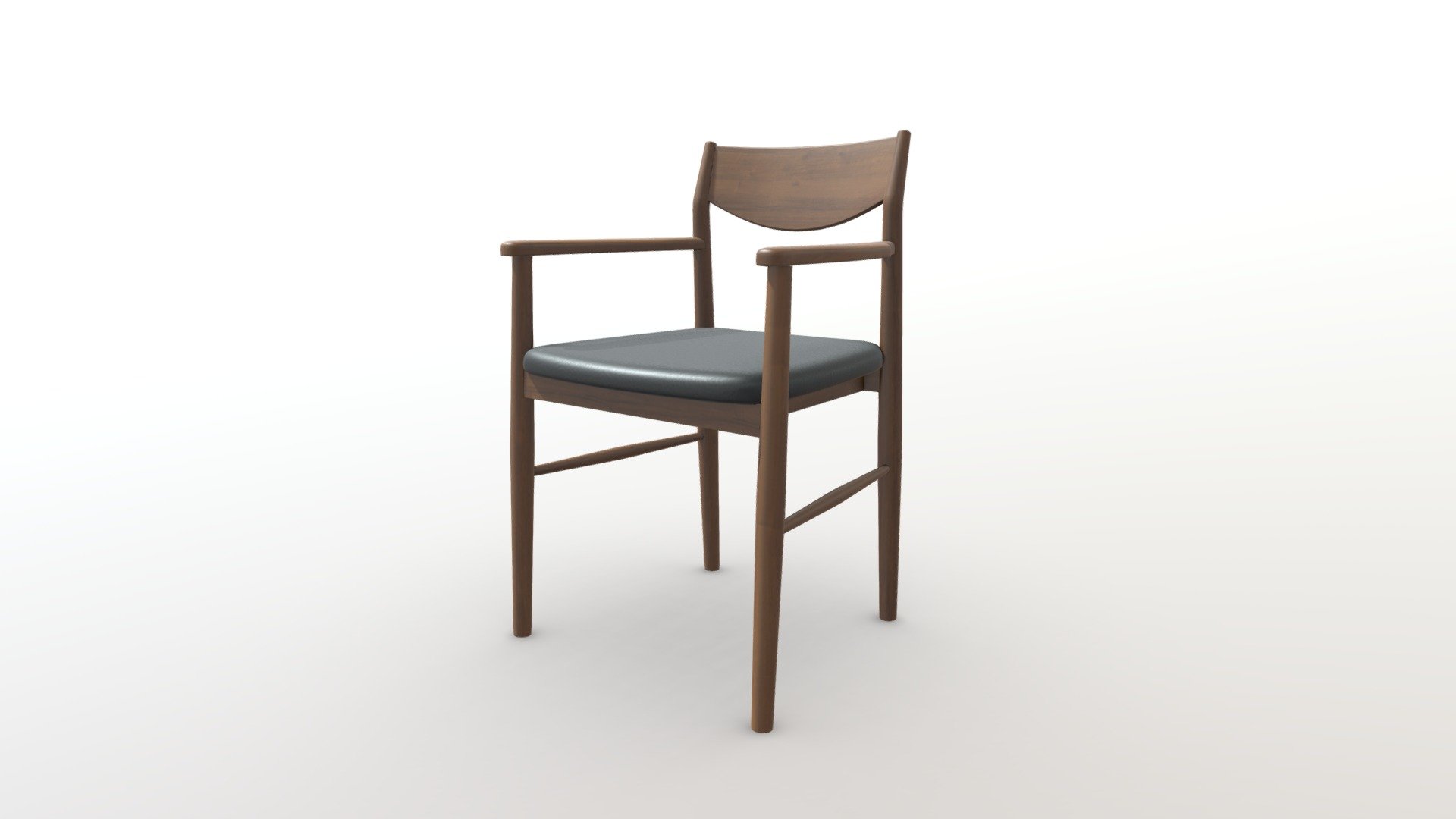 805 Ash Wood Armchair - Buy Royalty Free 3D model by interior model ...