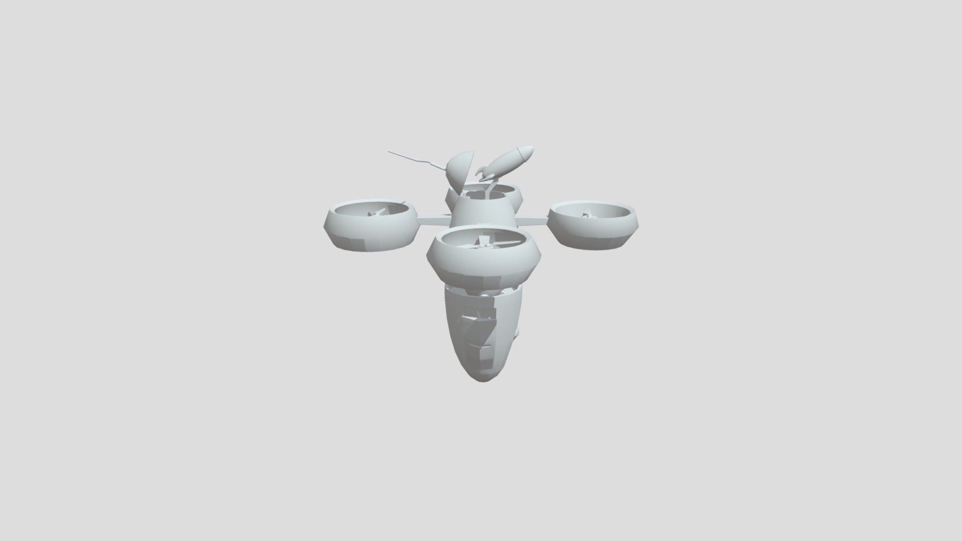 Fly Turret - 3D model by Kuddel_Lu_Art [4c4ee01] - Sketchfab