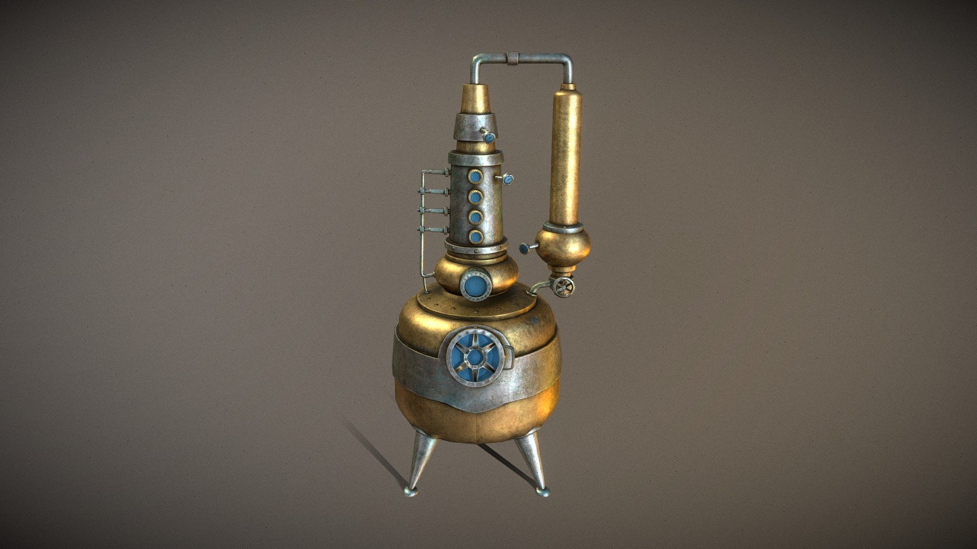 Alchemical Distillery - 3D model by Sunti [4c4f0df] - Sketchfab