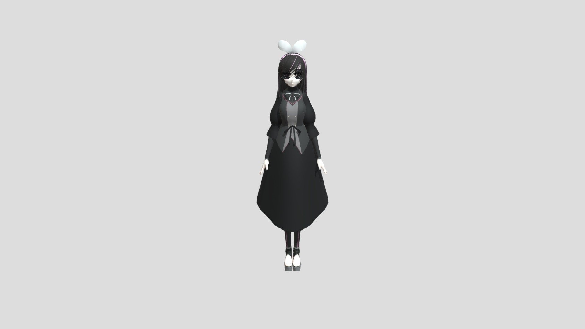 black-kizuna - 3D model by barwickk1836 [4c4fef1] - Sketchfab