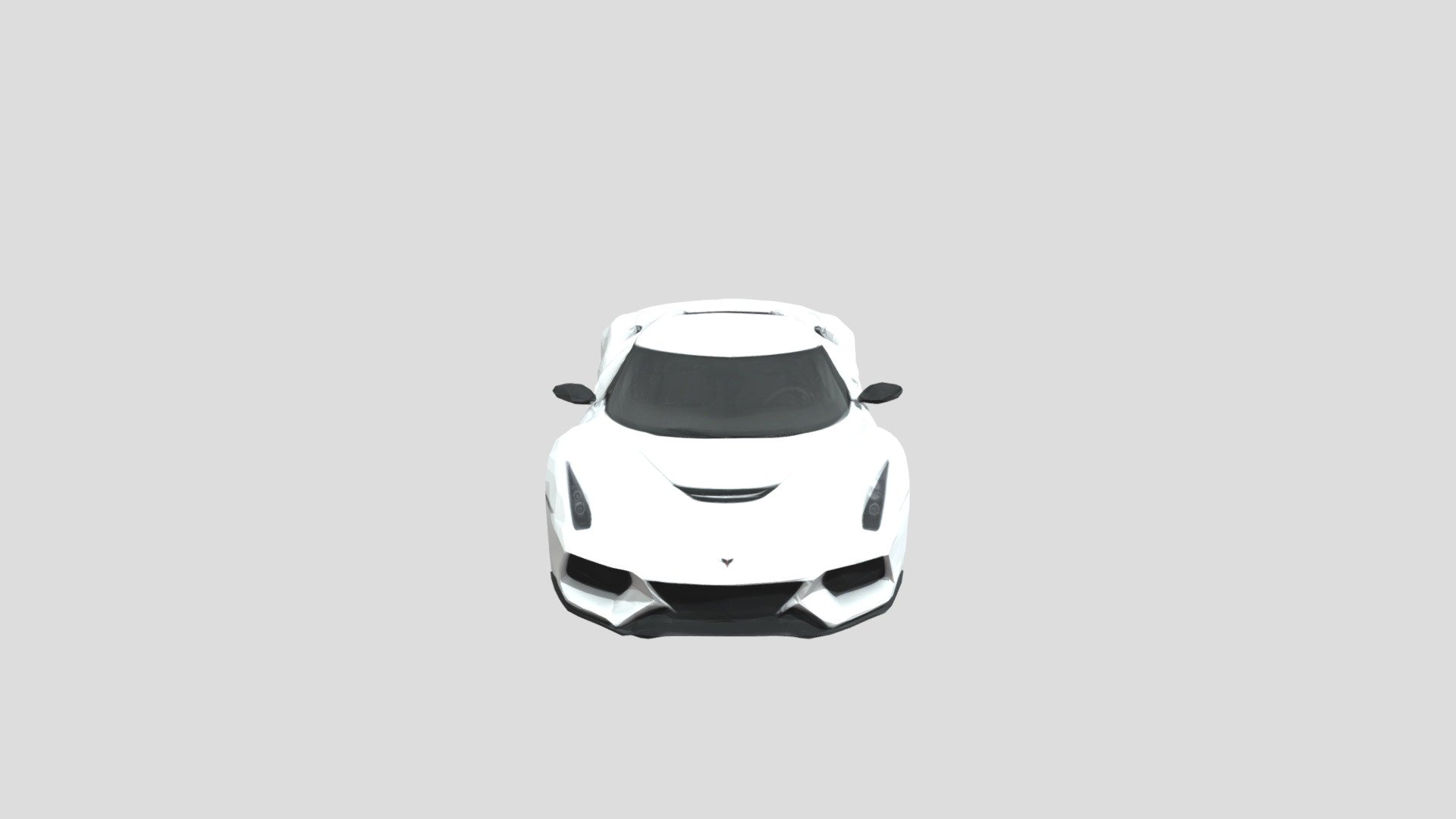 Futuristic white sports car 3D model - 3D model by mdrazuahmedbiwash ...