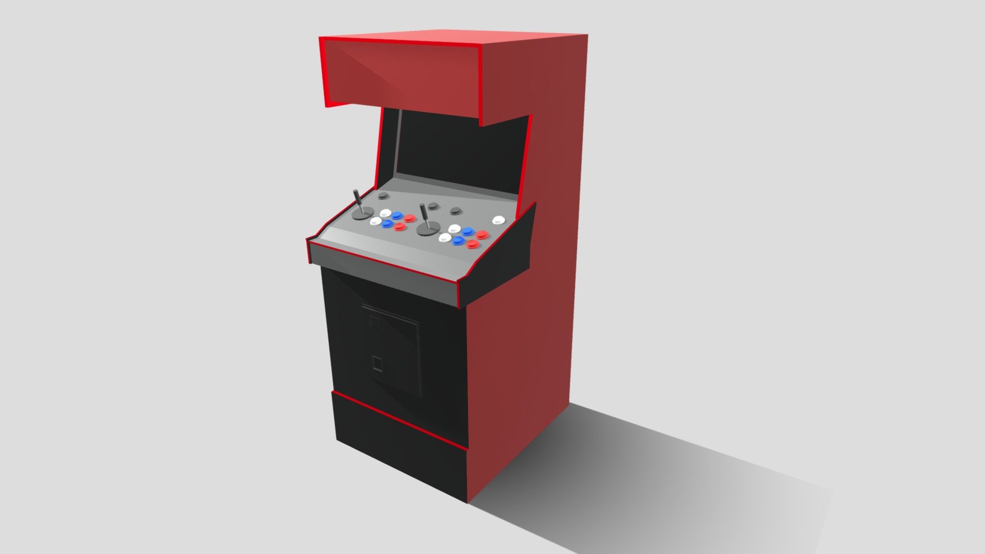 Arcade Machine Model - 3D model by LennonS (@LennonSmits) [4c50dec ...