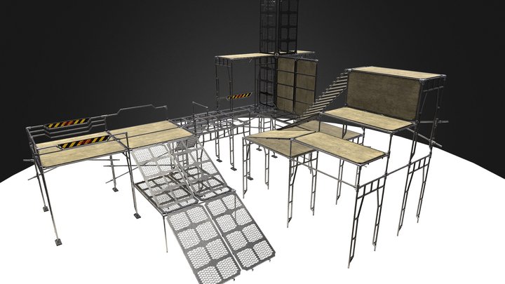 Scaffolding 3D models - Sketchfab