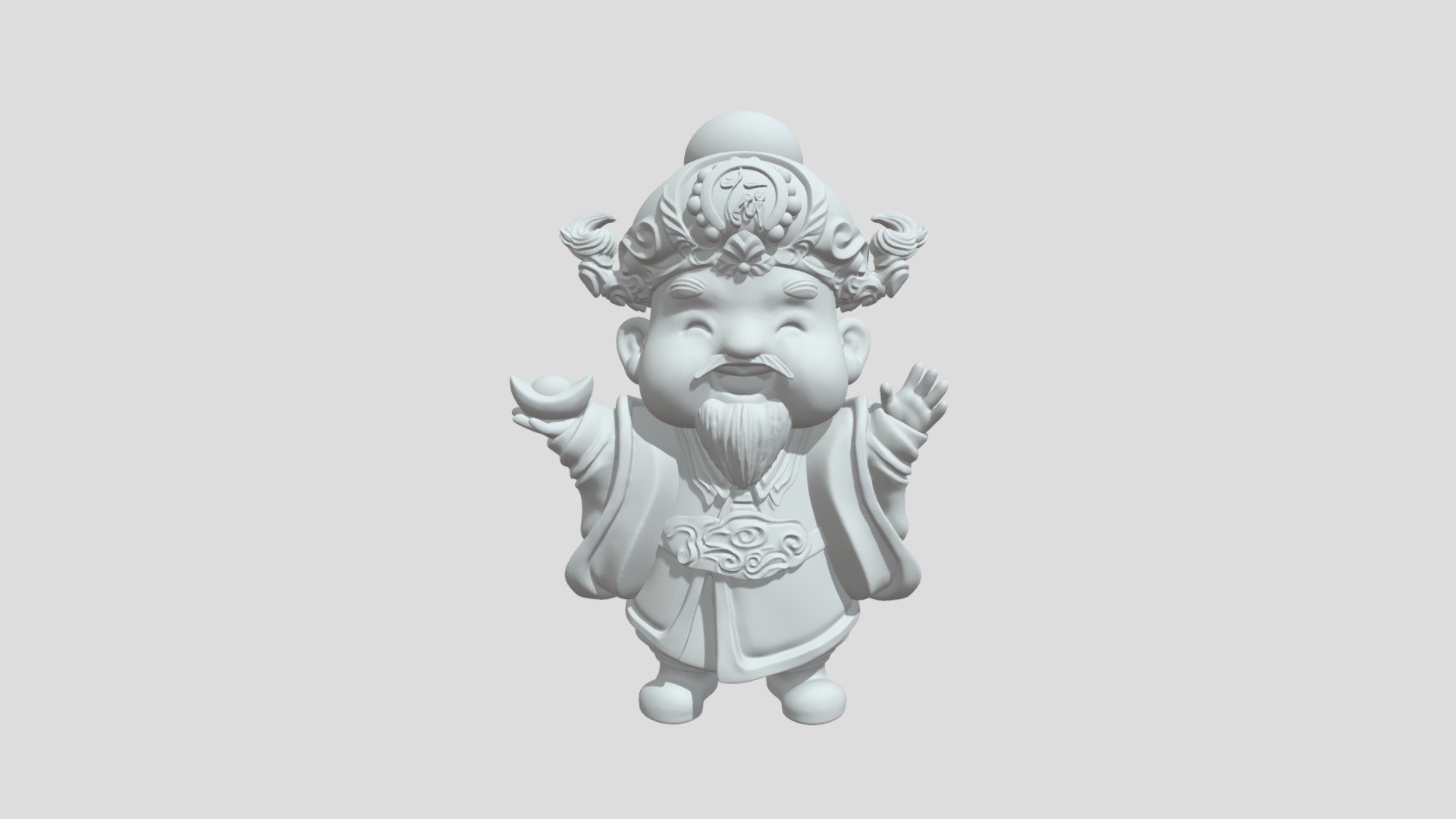God of wealth_02 - 3D model by LeeMinHuy [4c52ee3] - Sketchfab