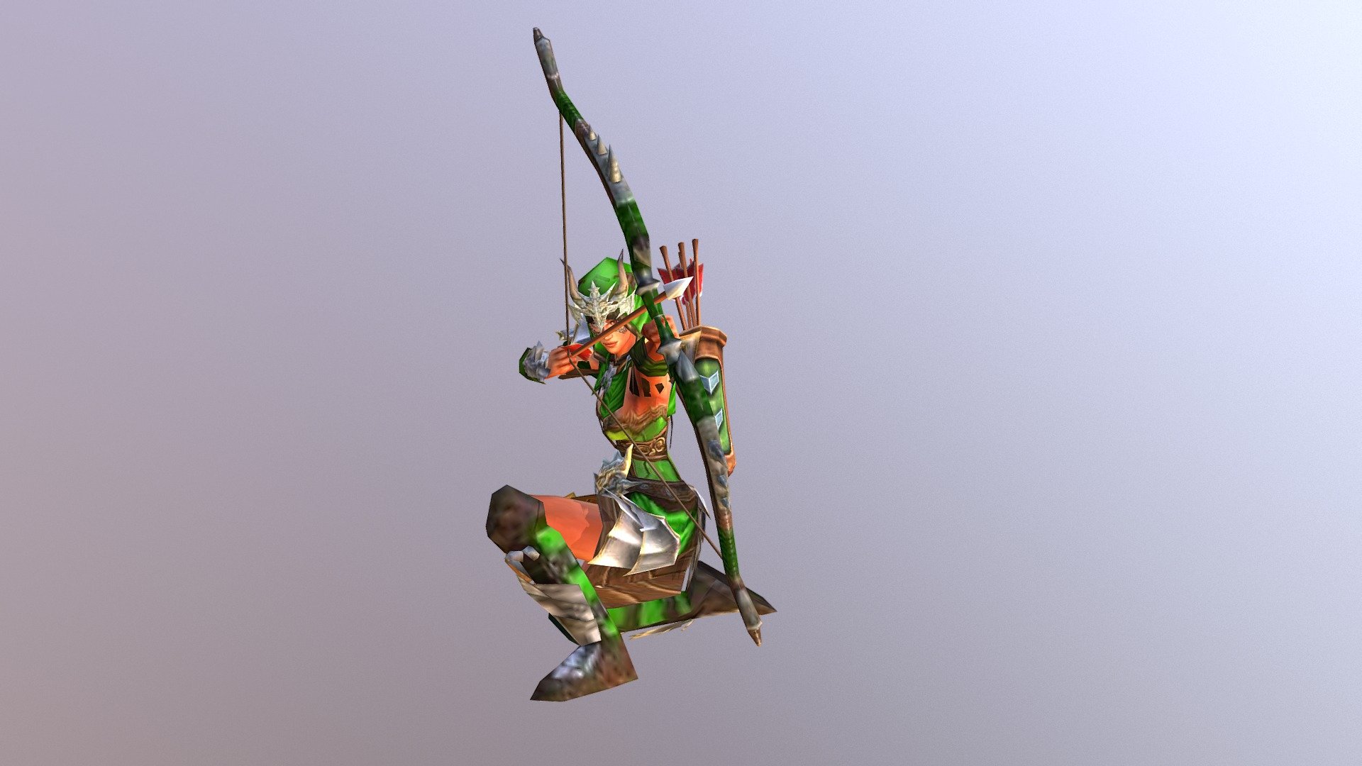 Ranger Dragonlord Armor (Attack) - 3D model by Virtual Realms (@VRCat ...