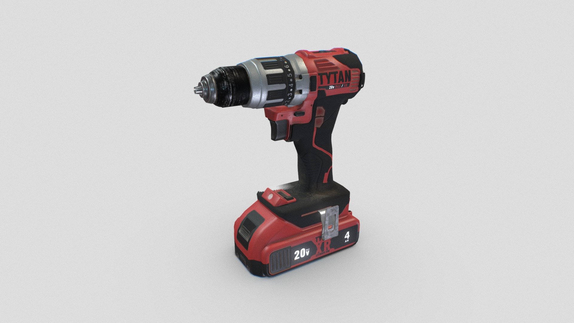 Power Drill - 3D model by Tytan (@tylerhalterman) [4c54512] - Sketchfab