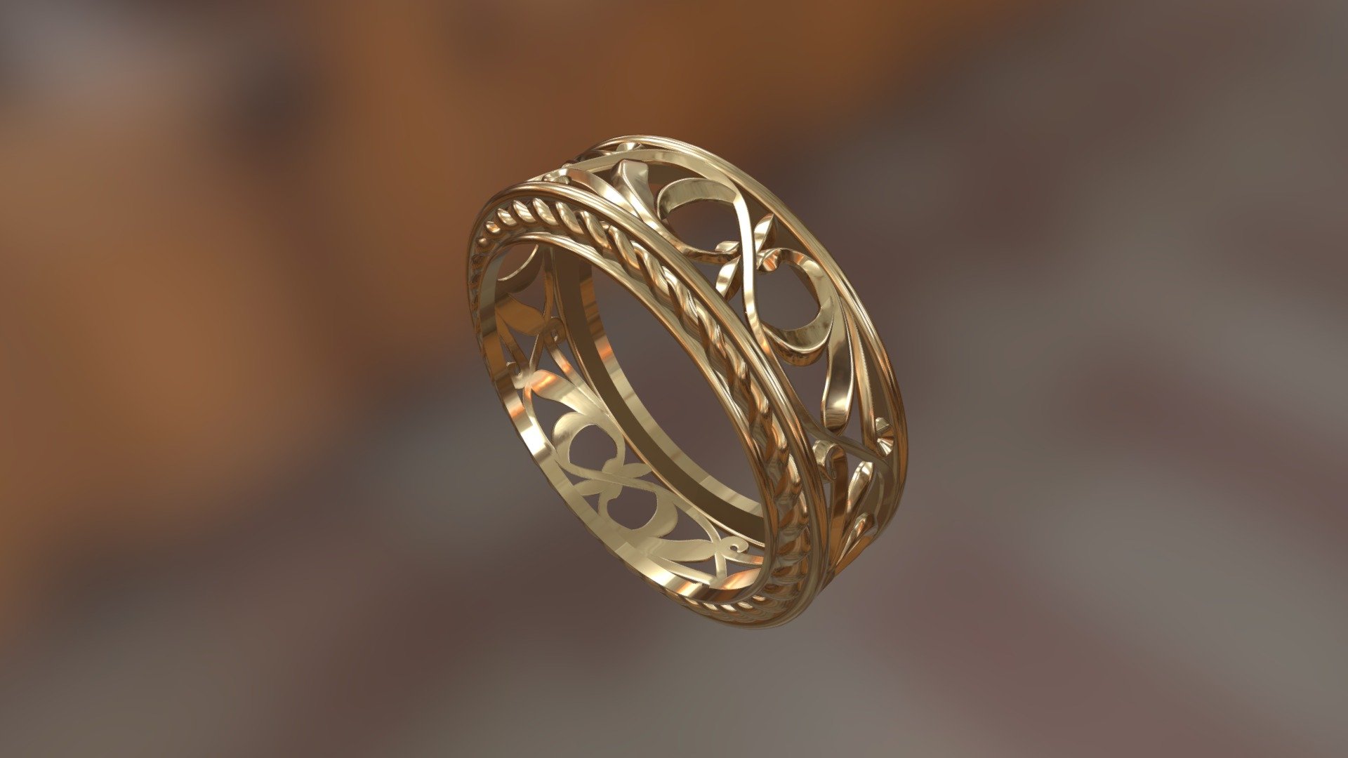 543 - Ring - Download Free 3D model by Lizardsking [4c55eac] - Sketchfab