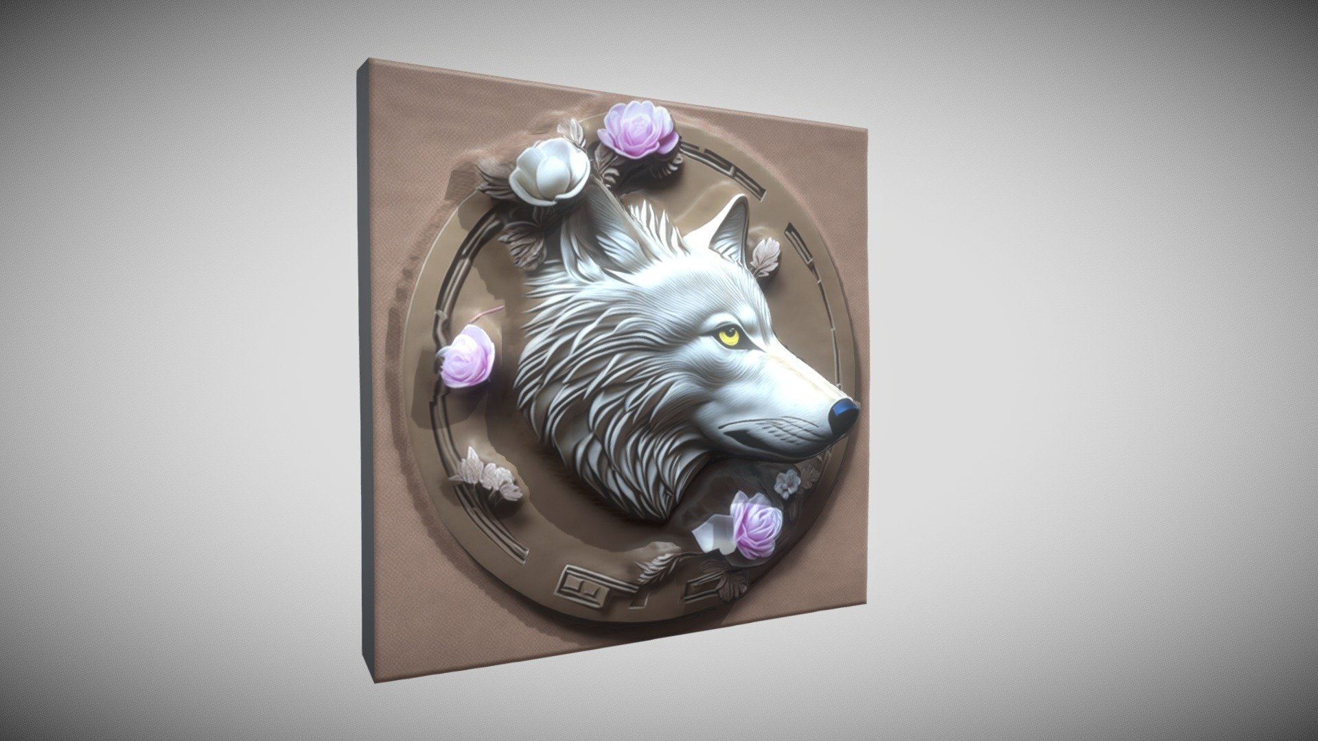 Wolf Relief - Buy Royalty Free 3D model by Dominic Baker (@Domuk ...