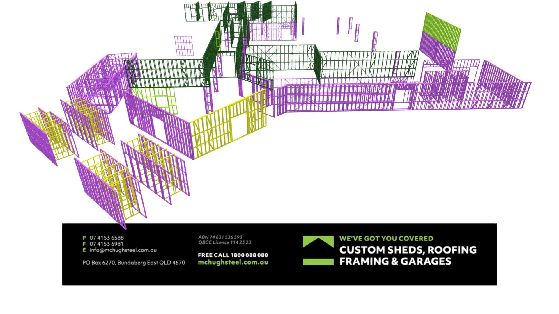 Riverside Christian College - Hall Amenities - 3D model by mchughsteel ...