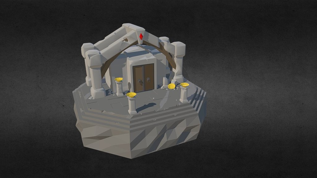 Low Poly Dungeon Entry - 3D model by Londal [4c5688b] - Sketchfab
