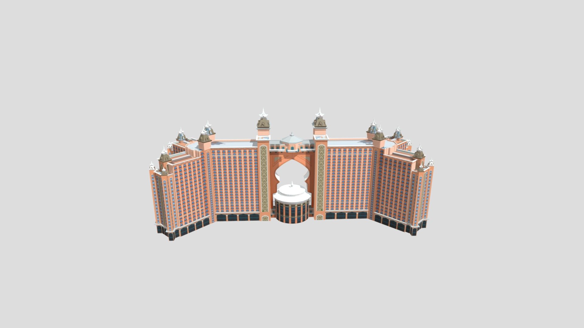 Atlantis The Palm - Download Free 3D model by easymapadvertisingllc ...