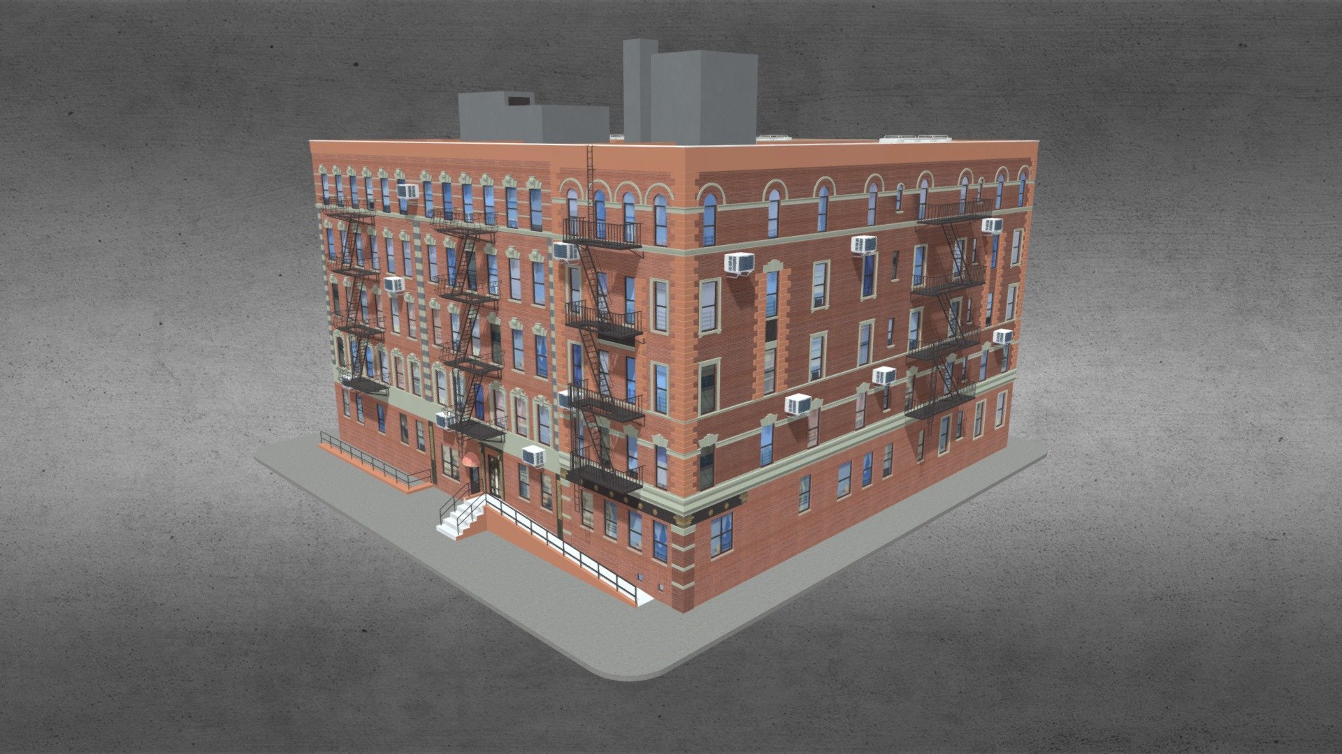 NYC New York City Building 3d model 04 - 3D model by nuralam018 ...