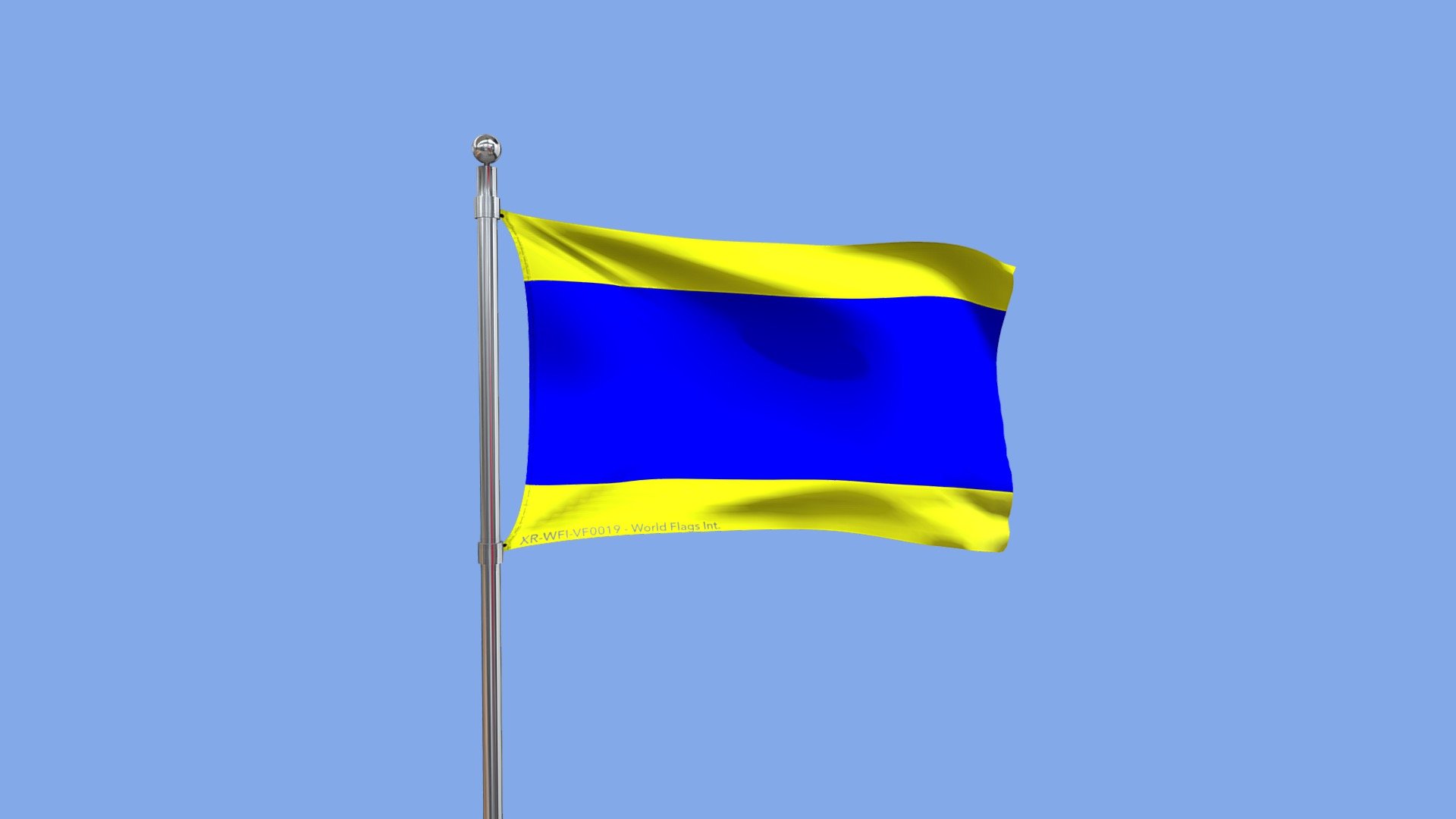 Flag Marine Code Delta WFI-vf0019 - 3D model by World Flags ...