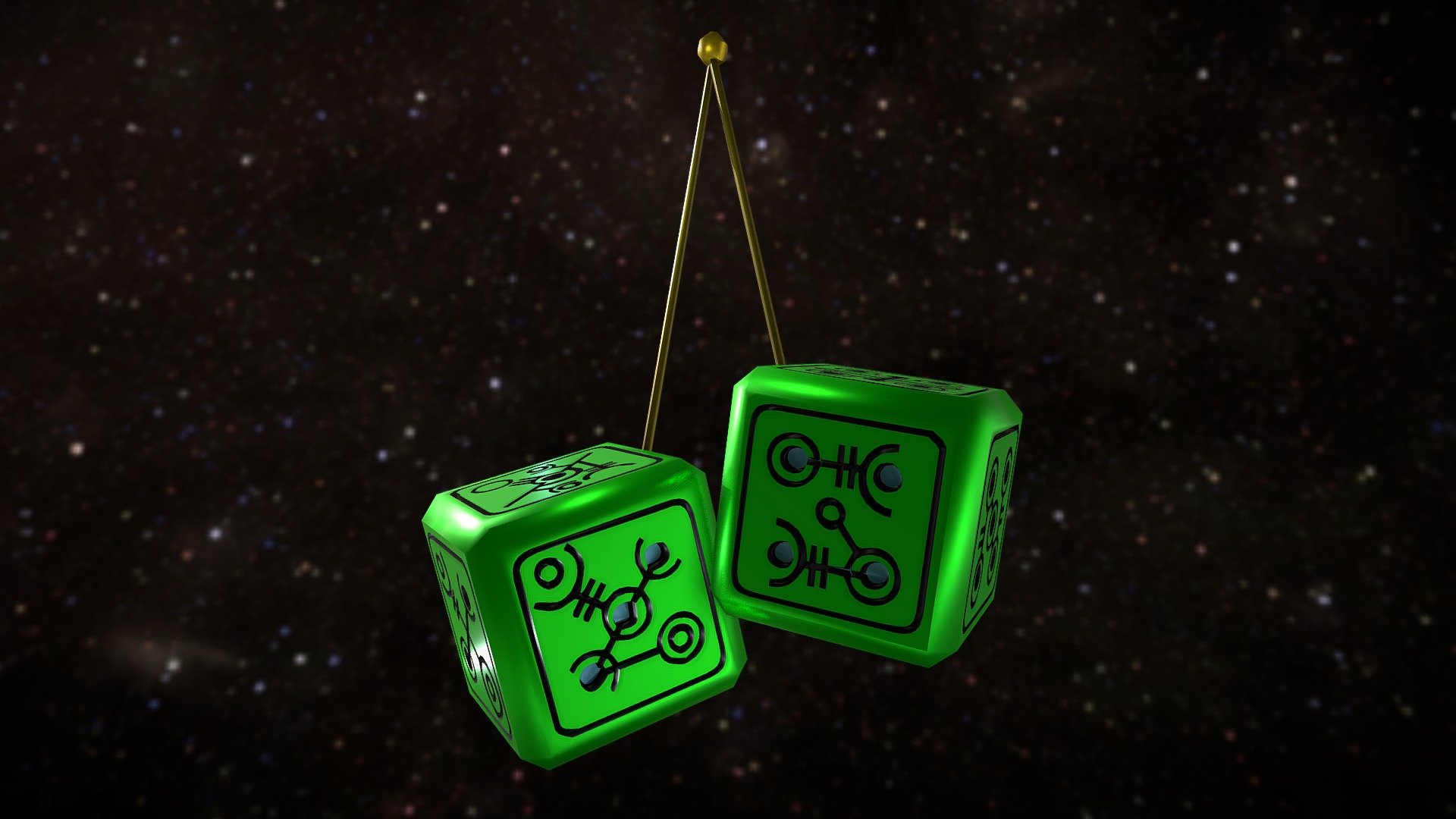 Alien Dashboard DICE (Souvenirs) - Download Free 3D model by Binkley ...