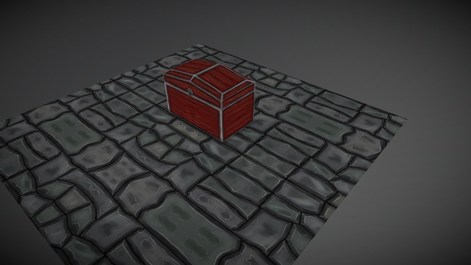 Chest low poly - Download Free 3D model by C. Anastasiadis (@bagatir ...