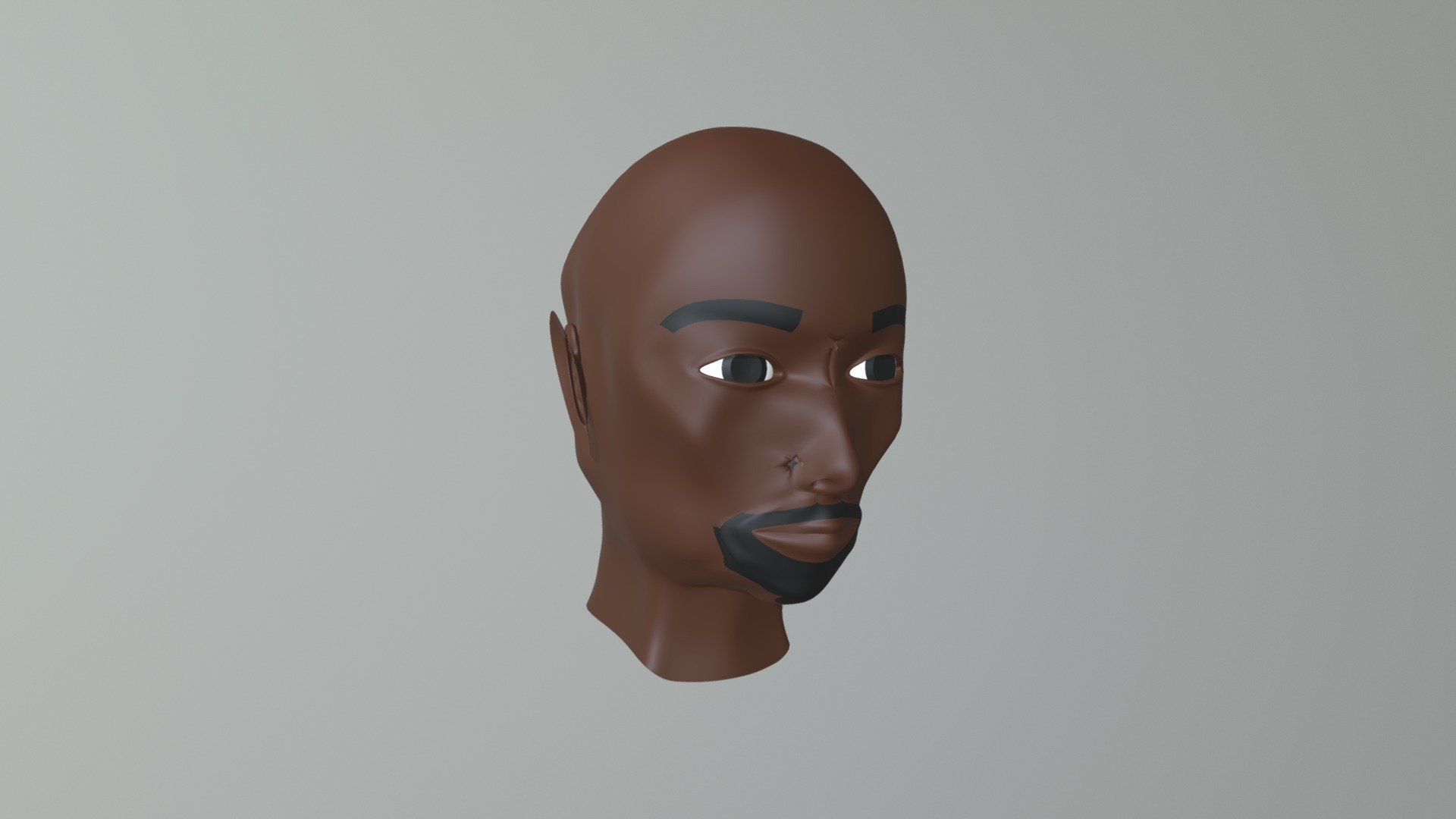 Head Model V2 - 3D model by thikrayat [4c5b868] - Sketchfab