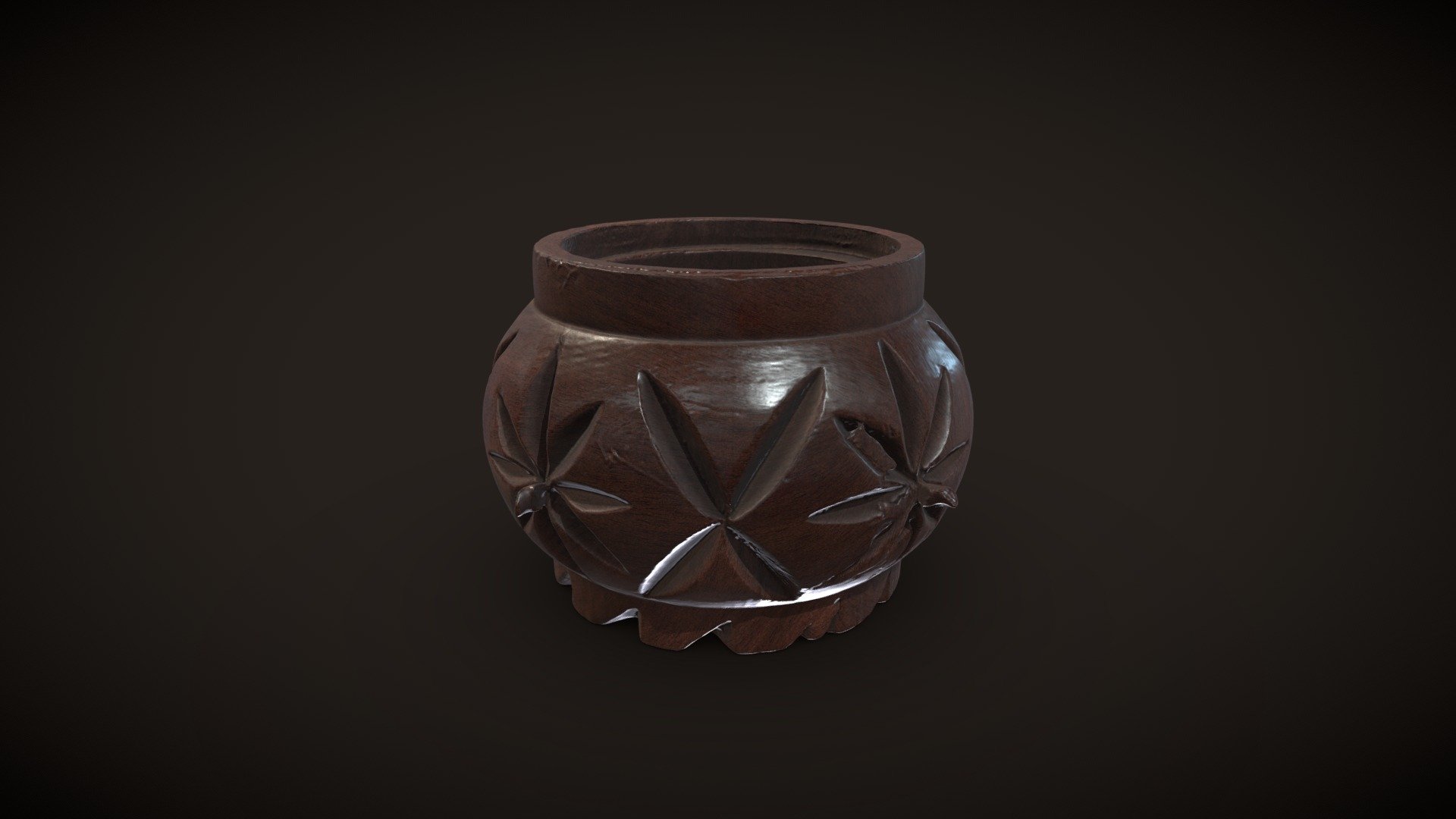 Scanned sculpted wood boal - 3D model by Hypercube (@Hypercube3dscan ...