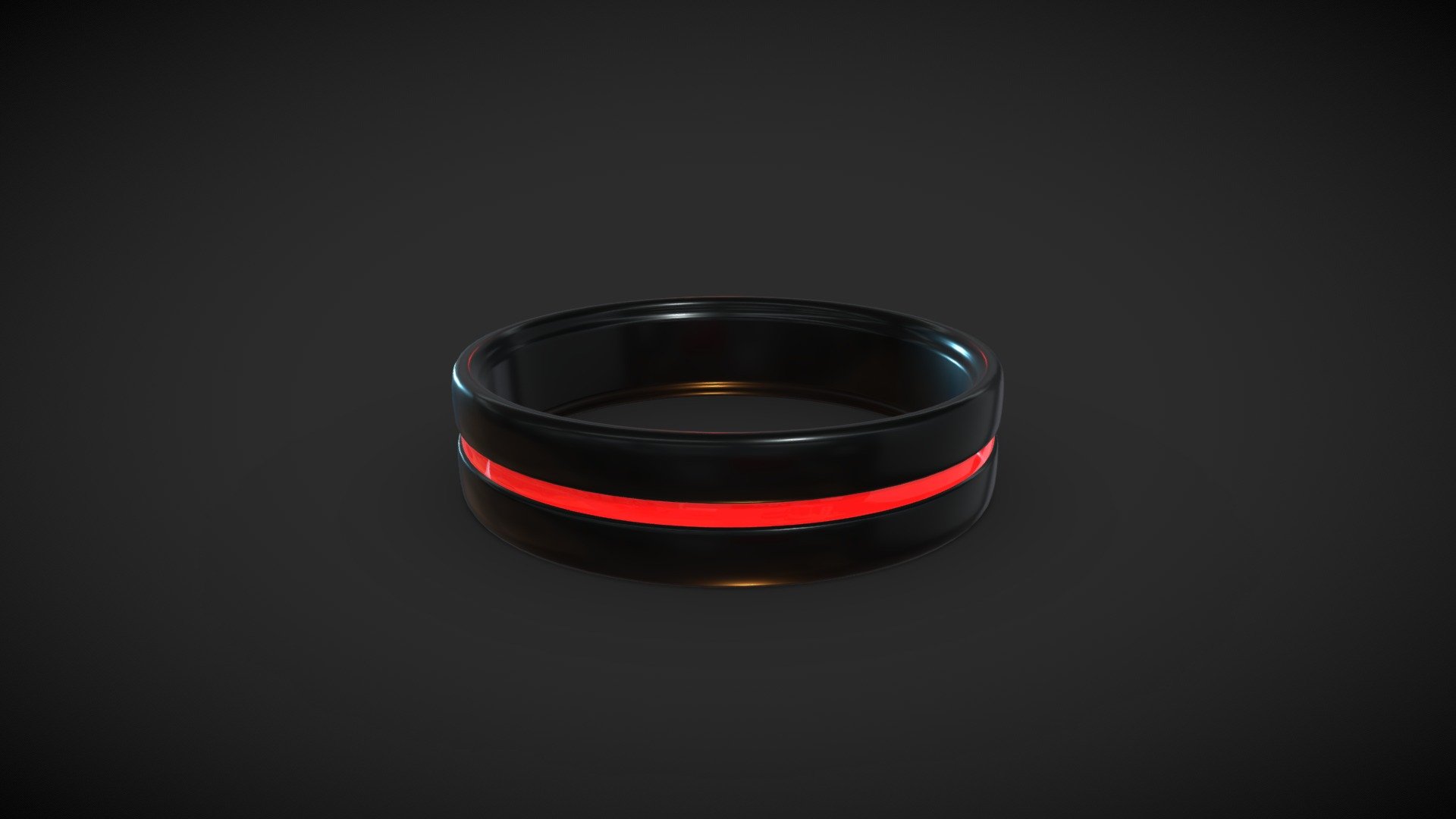 Ring, black and red - Download Free 3D model by LucasNeves ...