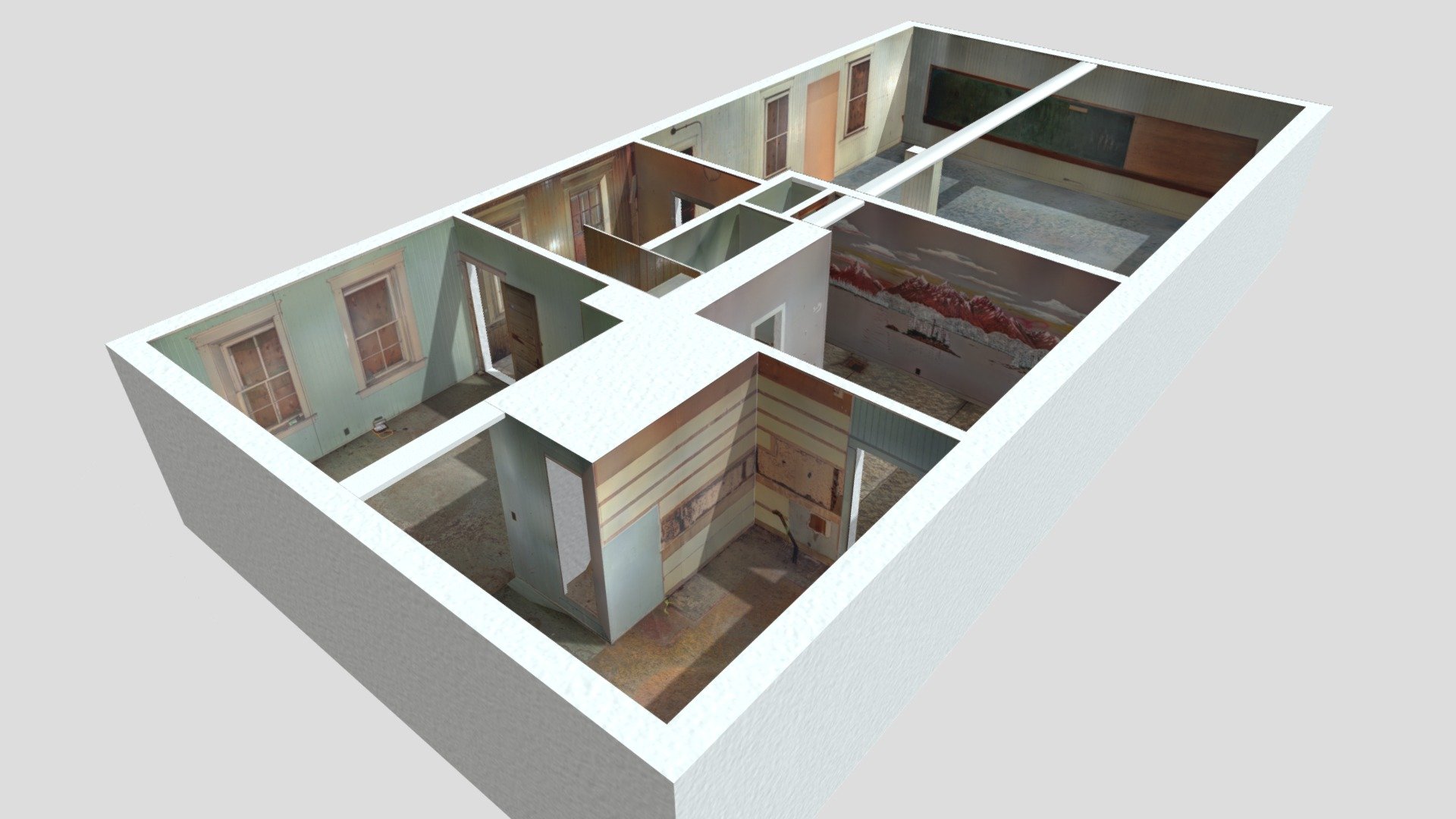 Nov-17-textured-second-floor - 3D model by gersart [4c5d780] - Sketchfab