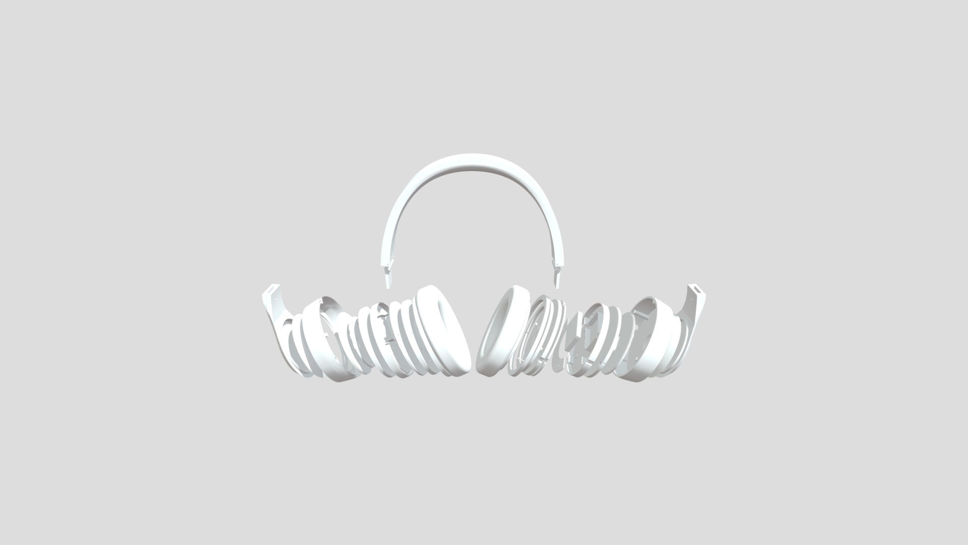 Headphone Exploded - 3D model by ananyap3 [4c5edbb] - Sketchfab