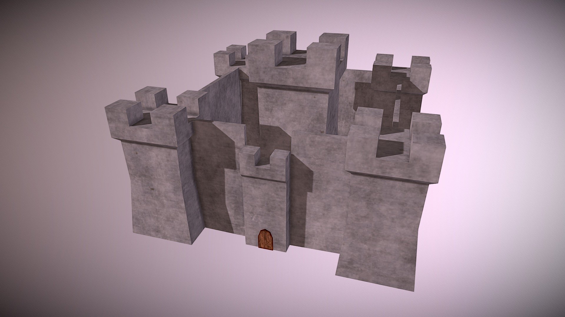 Castle Model - 3D model by ddrhodes [4c5fb59] - Sketchfab