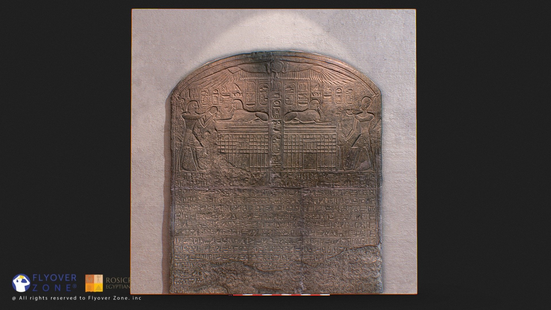 The Great Sphinx "Dream Stele" - 3D model by Flyover Zone (@FlyoverZone ...