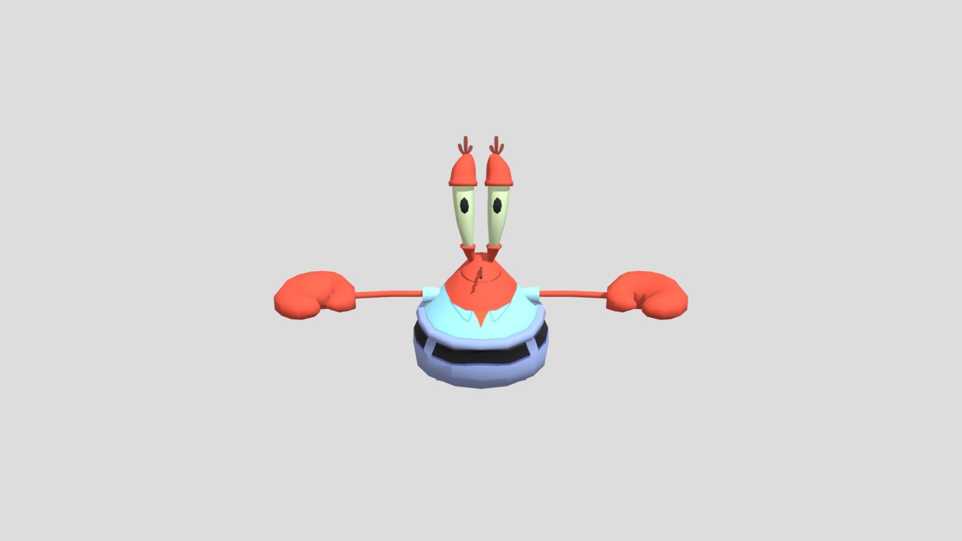mr krabs - Download Free 3D model by kyle.river.withem [4c61519 ...