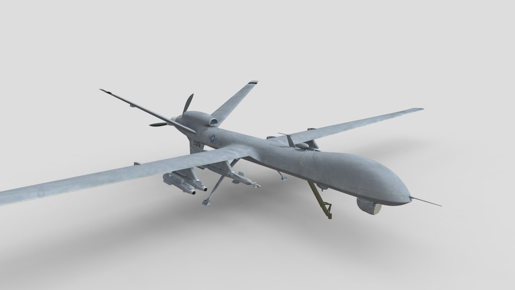 Military drone - A 3D model collection by Ekklios - Sketchfab