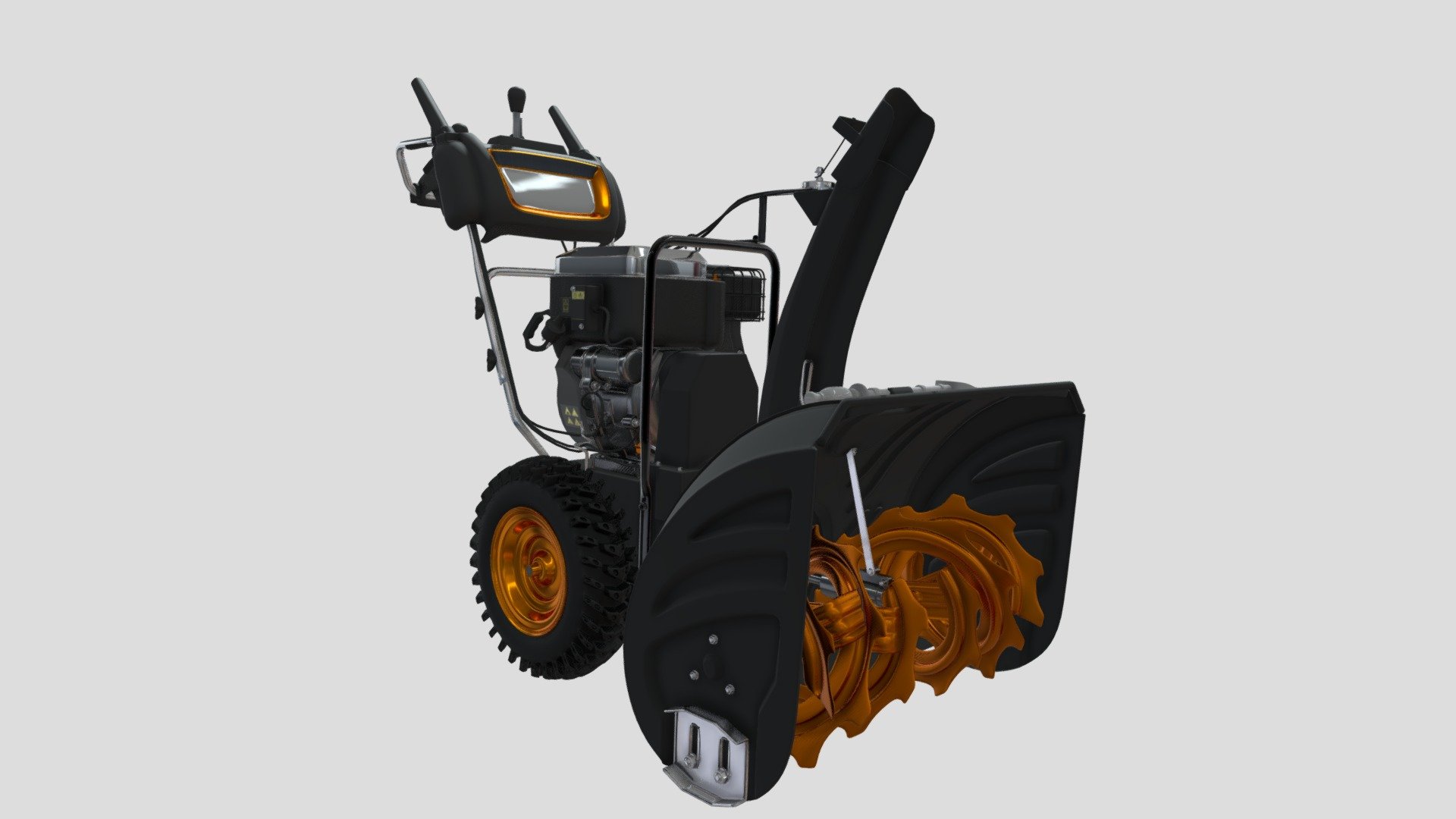 Husqvarna snow plow - Download Free 3D model by 7midaart [4c66ff4 ...
