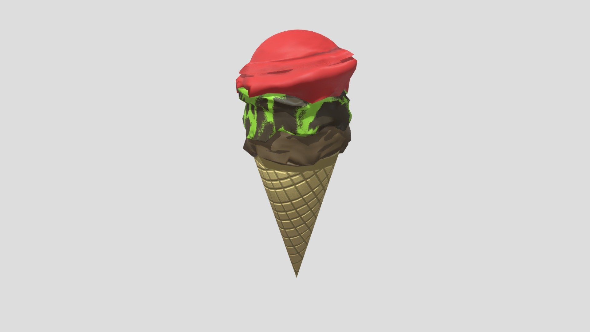 Icecream - 3D model by Clara (@clara.aronsson.halin) [4c674b8] - Sketchfab