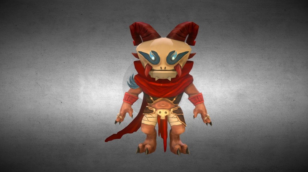 Lil Monster - Download Free 3D model by kienl2707 [4c6795c] - Sketchfab