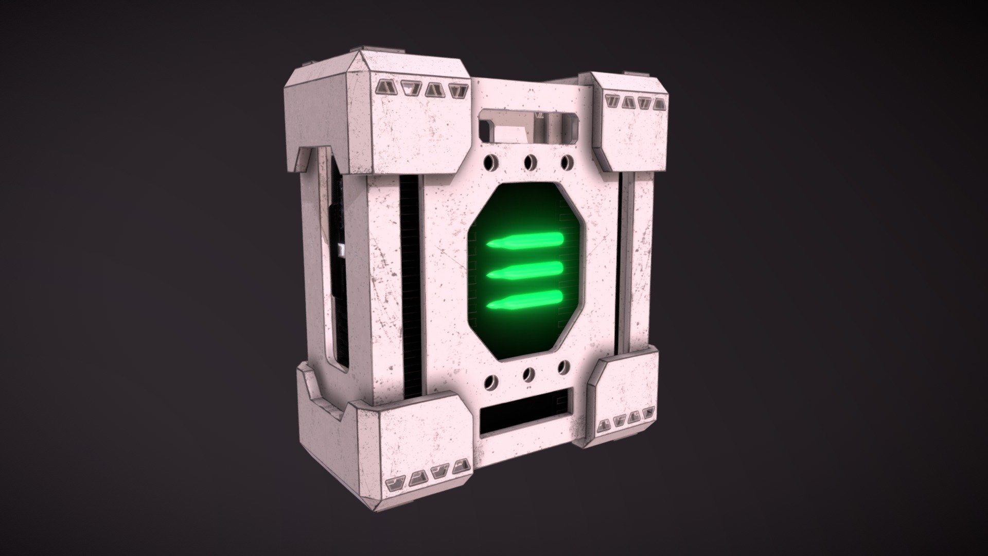 Sci-fi ammo box - Download Free 3D model by Andrii_Tsymbal [4c6909a ...