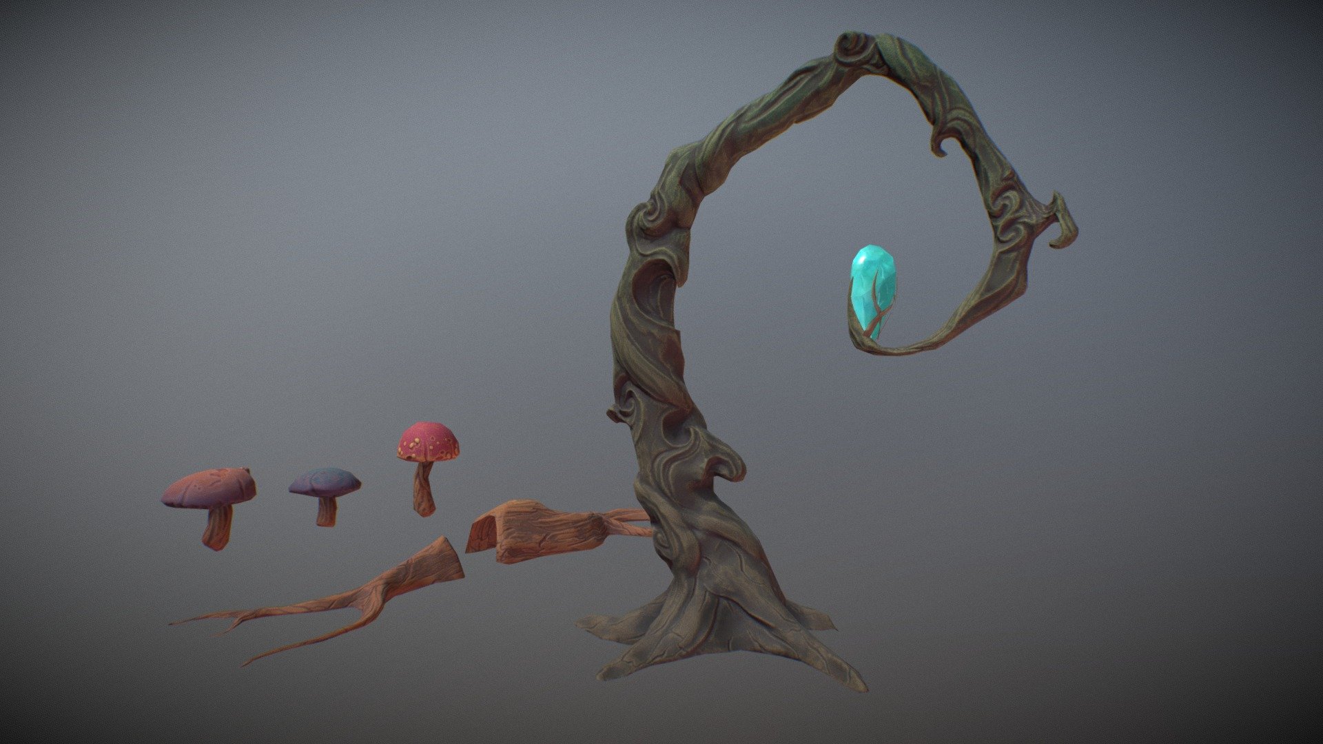 Roots and other props - 3D model by GabrielNeias [4c69ac2] - Sketchfab