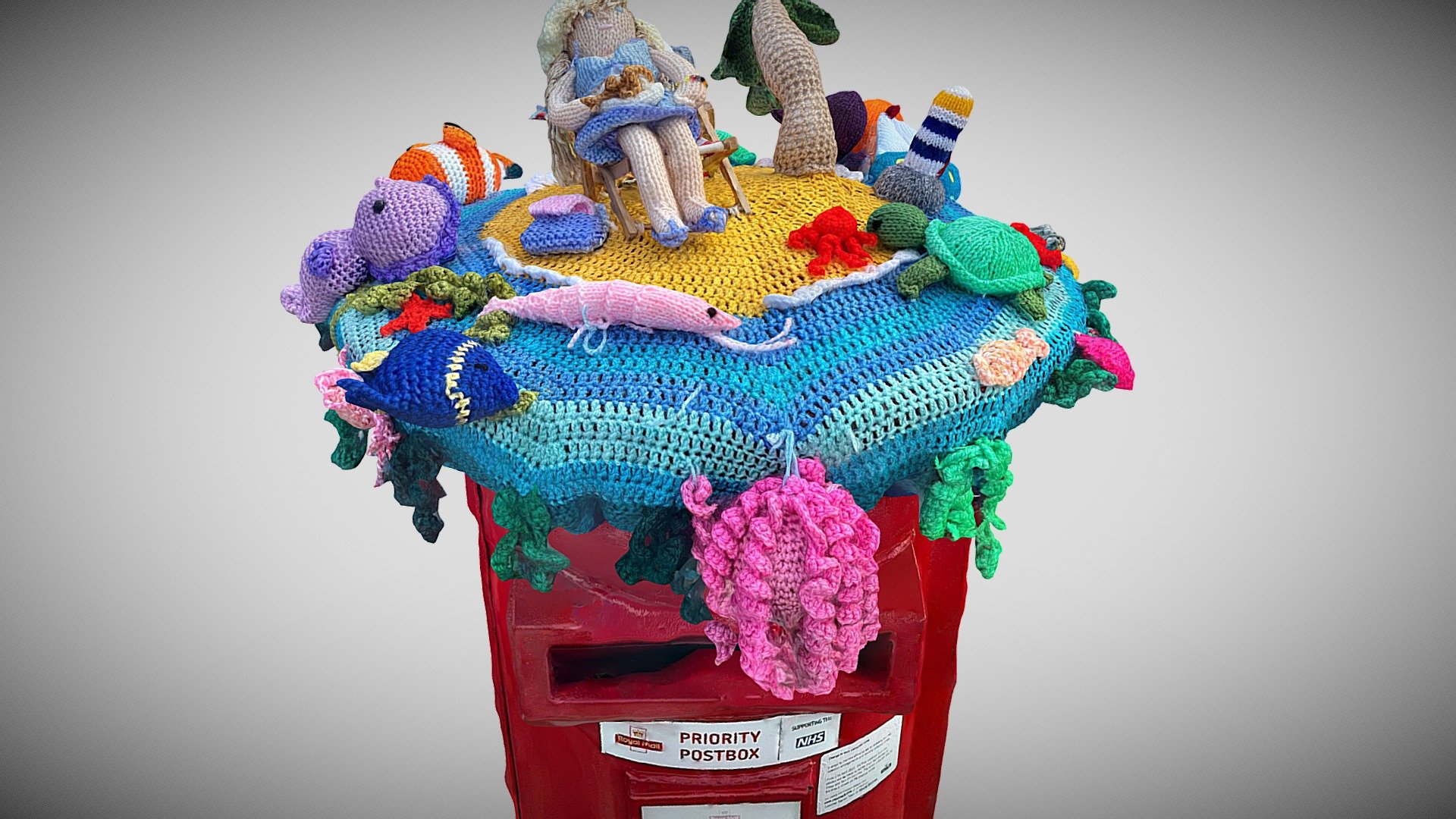Post box dressed up - Buy Royalty Free 3D model by Alex Tench (@alex ...