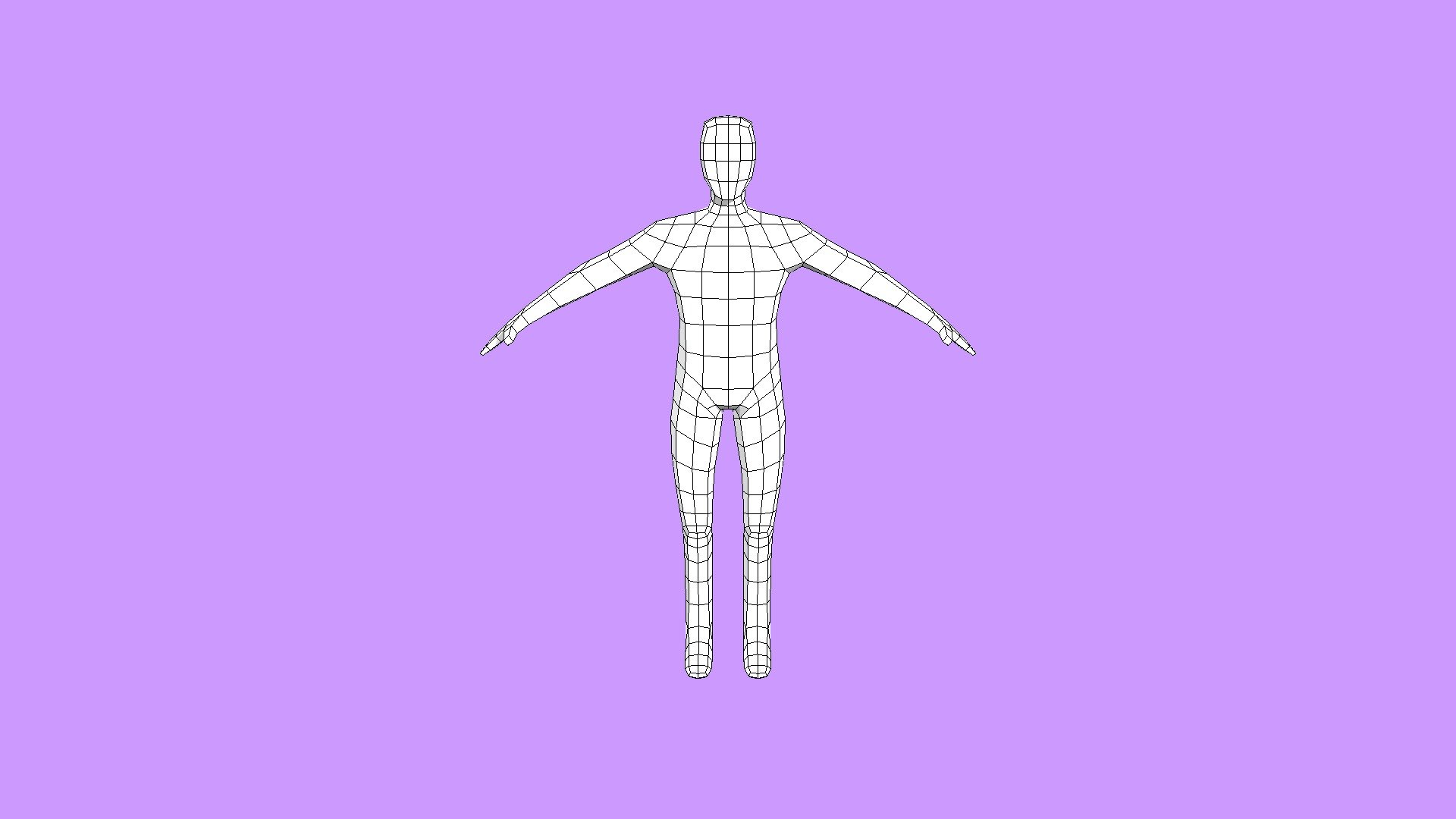 Low-Poly Human Base Mesh - 3D model by evgeney24 [4c6a470] - Sketchfab