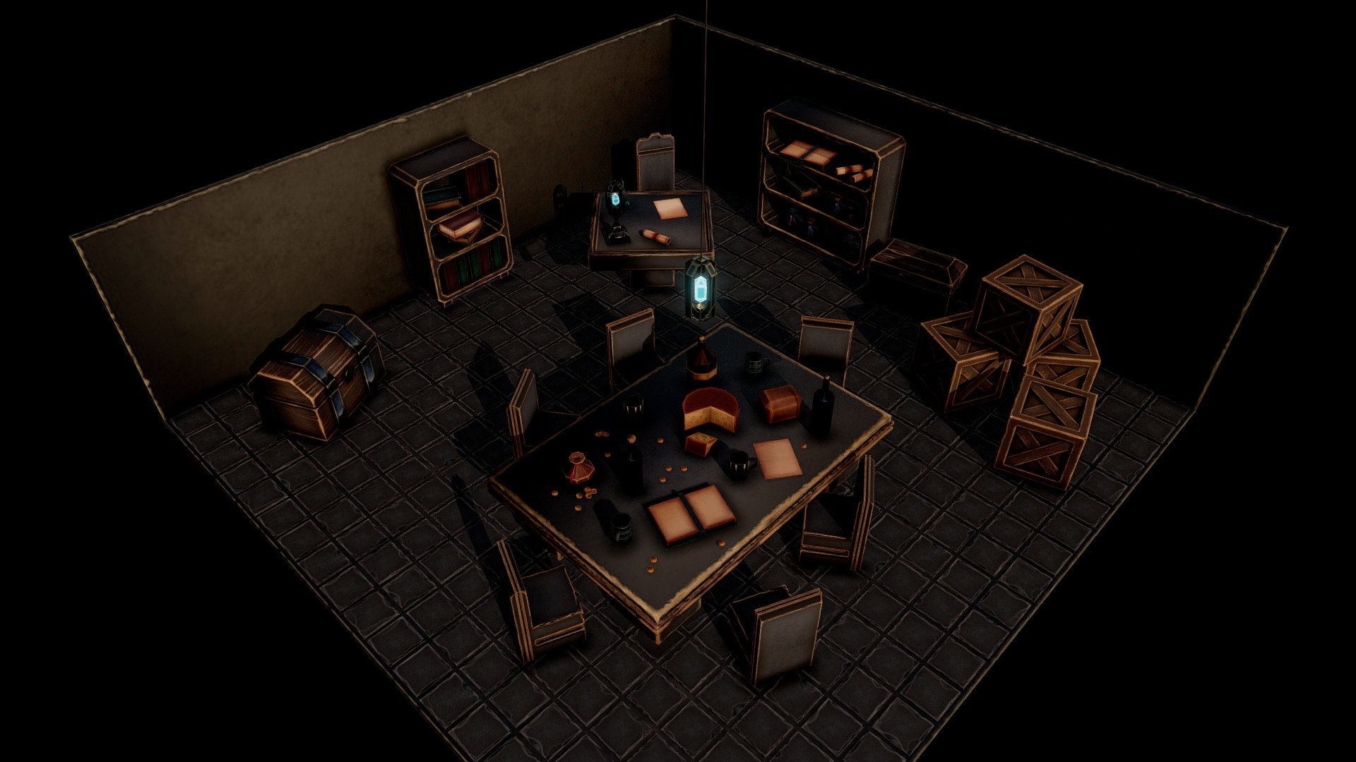 Dwarven Room - 3D model by Grzegorz Gilewicz (@gregorin) [4c6b6ba ...