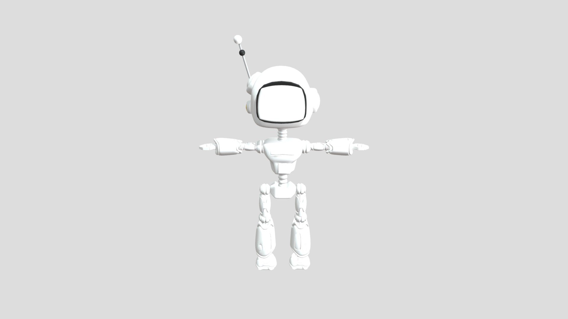 Robot- spud - 3D model by PixelBug [4c6c16c] - Sketchfab