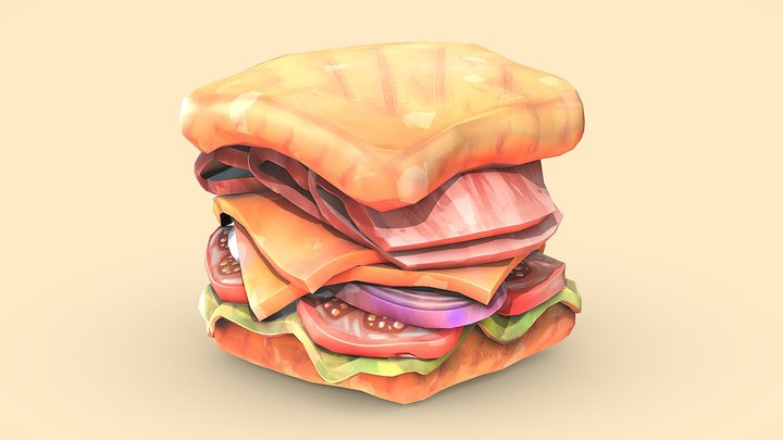 Sandwich 3D models - Sketchfab