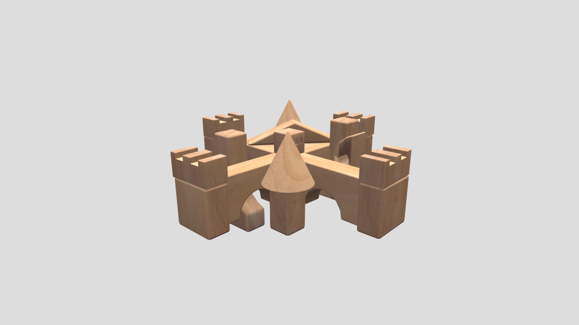 Unit Block Castle - Download Free 3D model by boyer53 [4c6f150] - Sketchfab