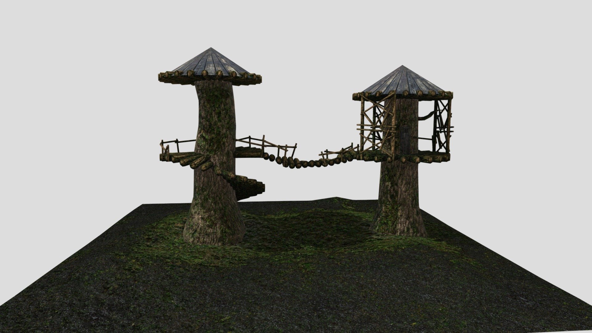 Treehouse 3D Modeling Assingment - 3D model by Delano Zwerink ...